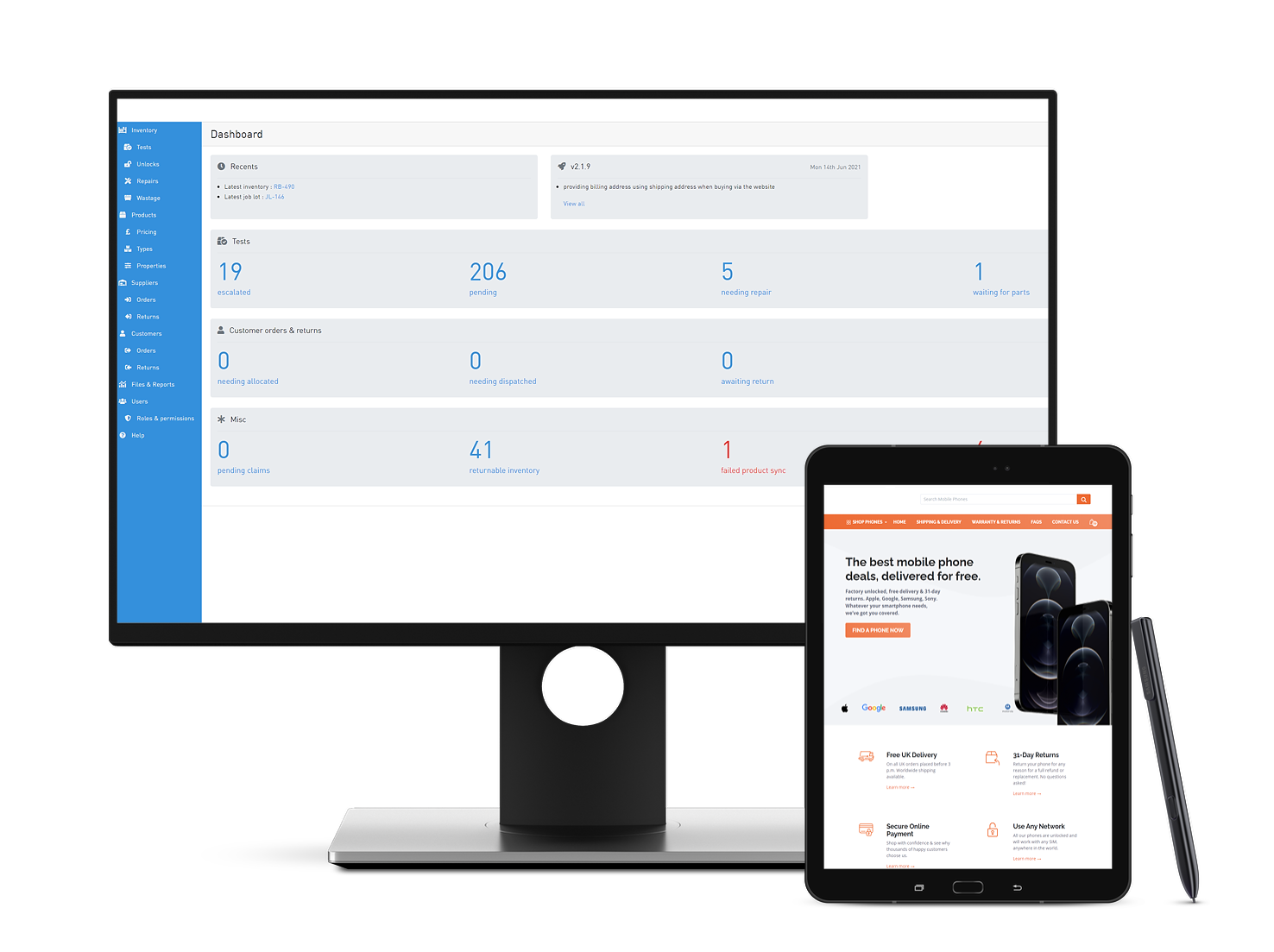 Custom Inventory Management System | Bespoke Small Business IMS